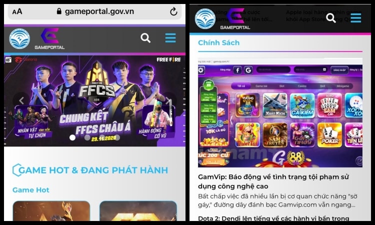 Ra mắt cổng thông tin chính thức về trò chơi điện tử trên mạng