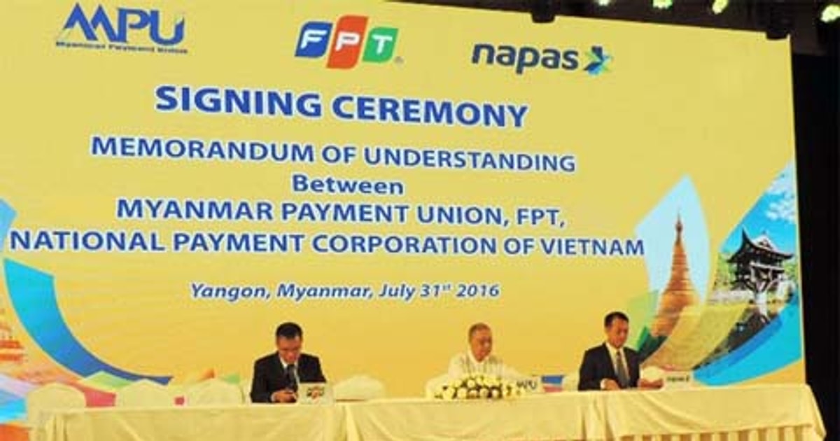 FPT xây dựng hệ thống chuyển mạch tài chính cho Myanmar