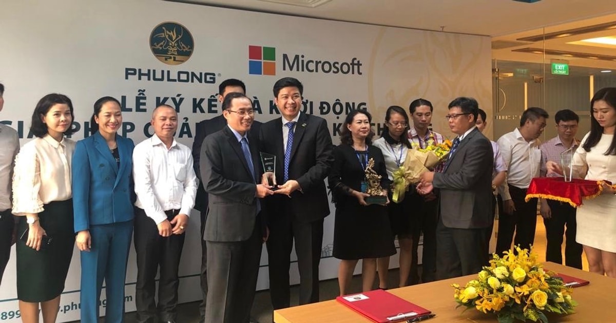 Phú Long và Microsoft hợp tác chiến lược về mặt công nghệ
